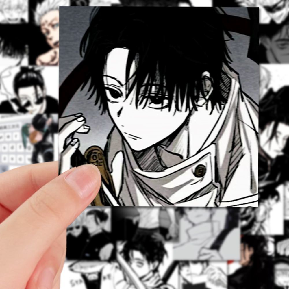 126 new black and white Jujutsu Kaisen peripheral stickers Gojo Satoru ...