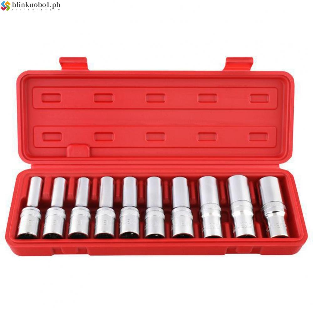Long lasting Torx Star Socket Set 10PCS 12inch Deep Socket Adapter E ...