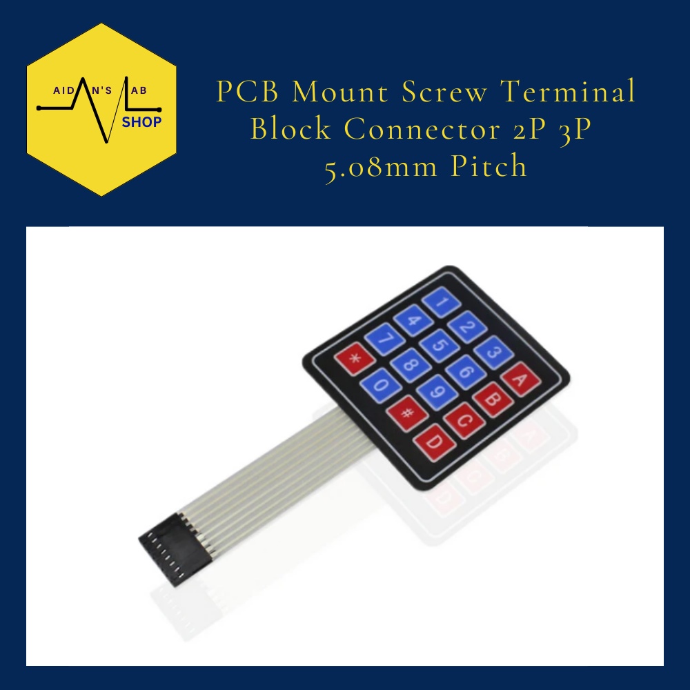 4x4 Matrix Membrane Keypad | Aidans Lab | Shopee Philippines