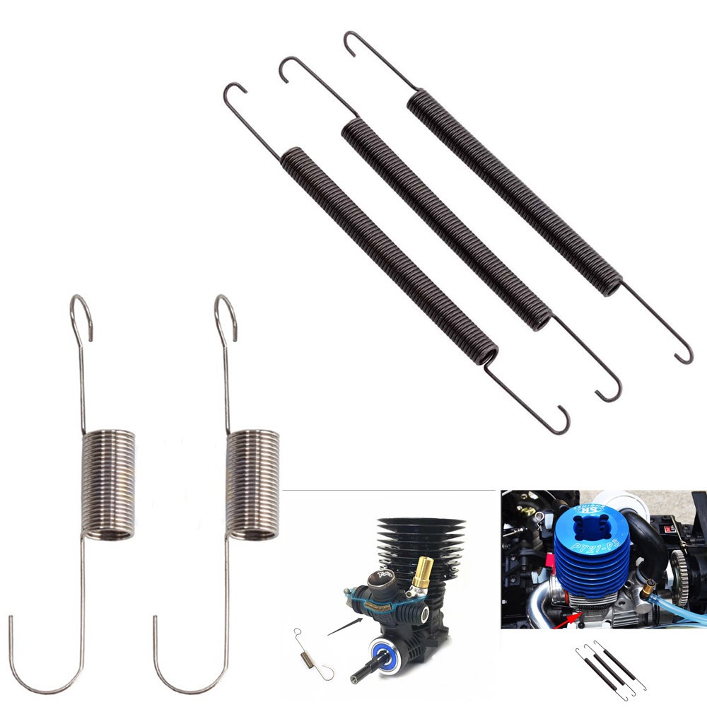 Metal Return Spring Exhaust Pipe Spring for 1/8 RC Nitro Car Engine HSP ...