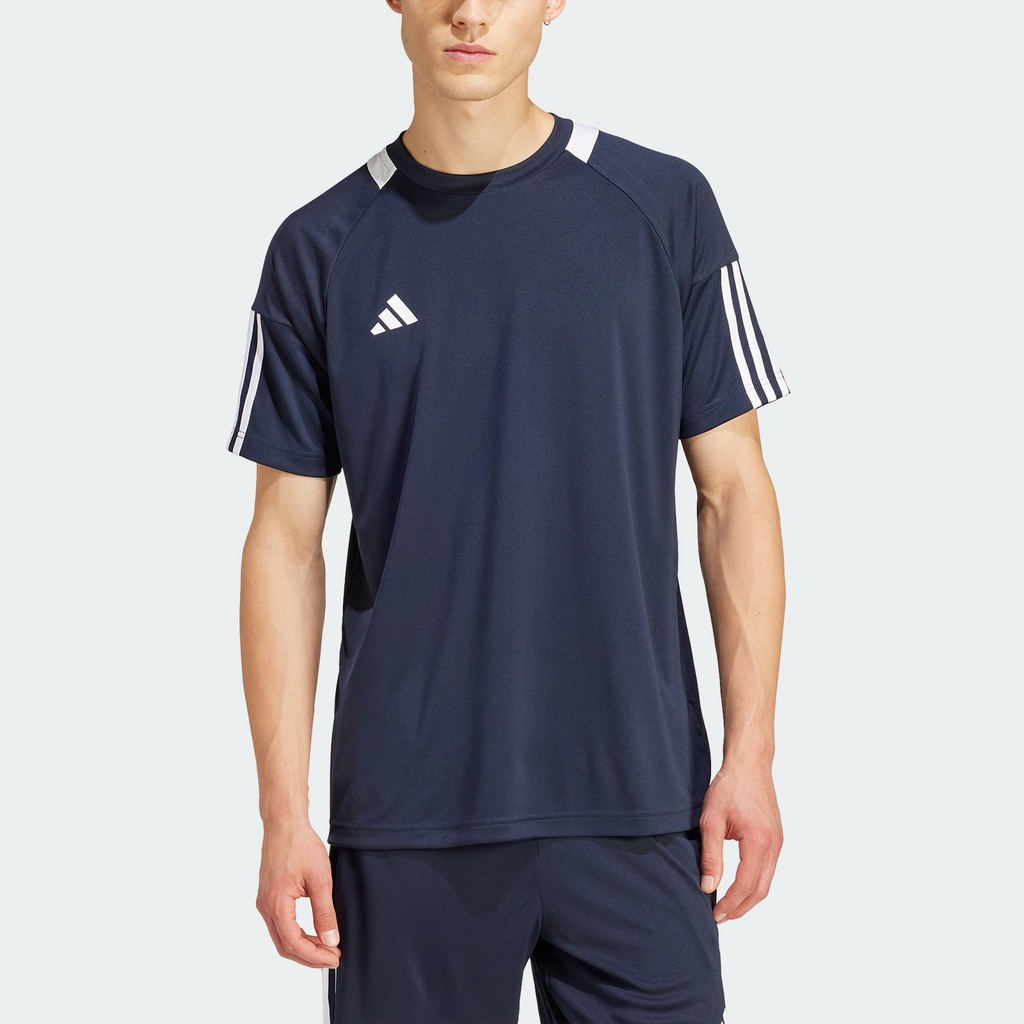 adidas Lifestyle Sereno AEROREADY 3-Stripes Tee Men Blue IR7824 ...