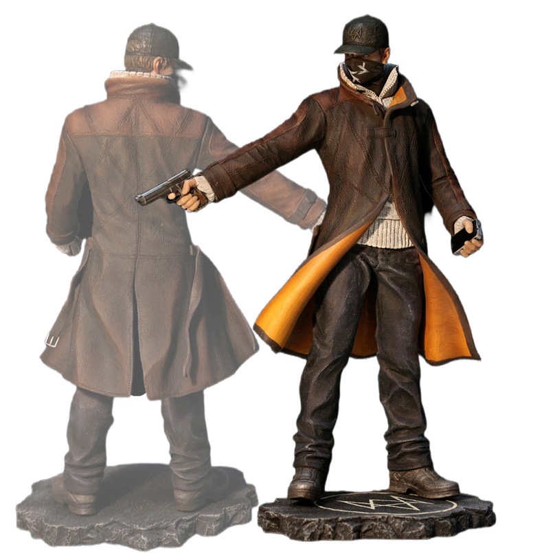 24cm Game WATCH DOGS Anime Figure Aiden Pearce PVC Action Figure ...