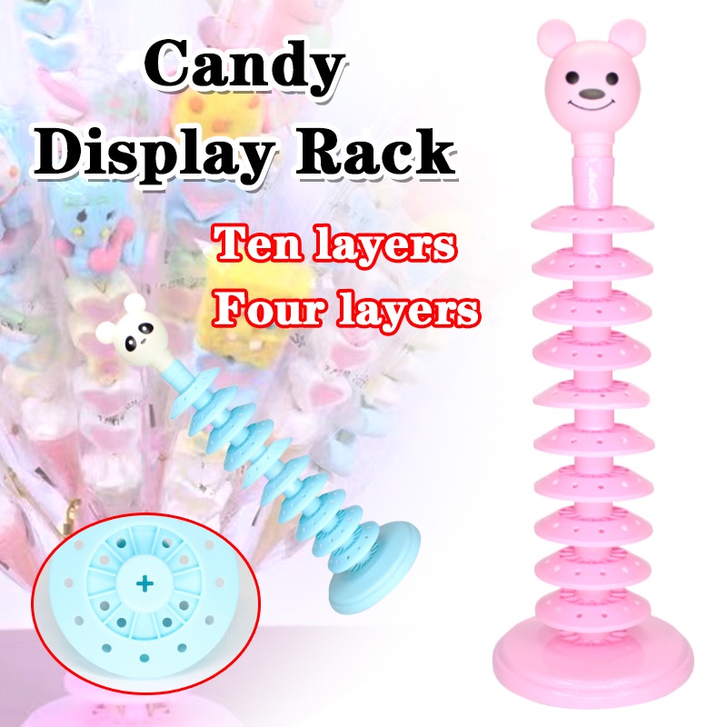 10 Layer Lollipop Stand Holder Candy Display Table Tree Rack Dessert ...