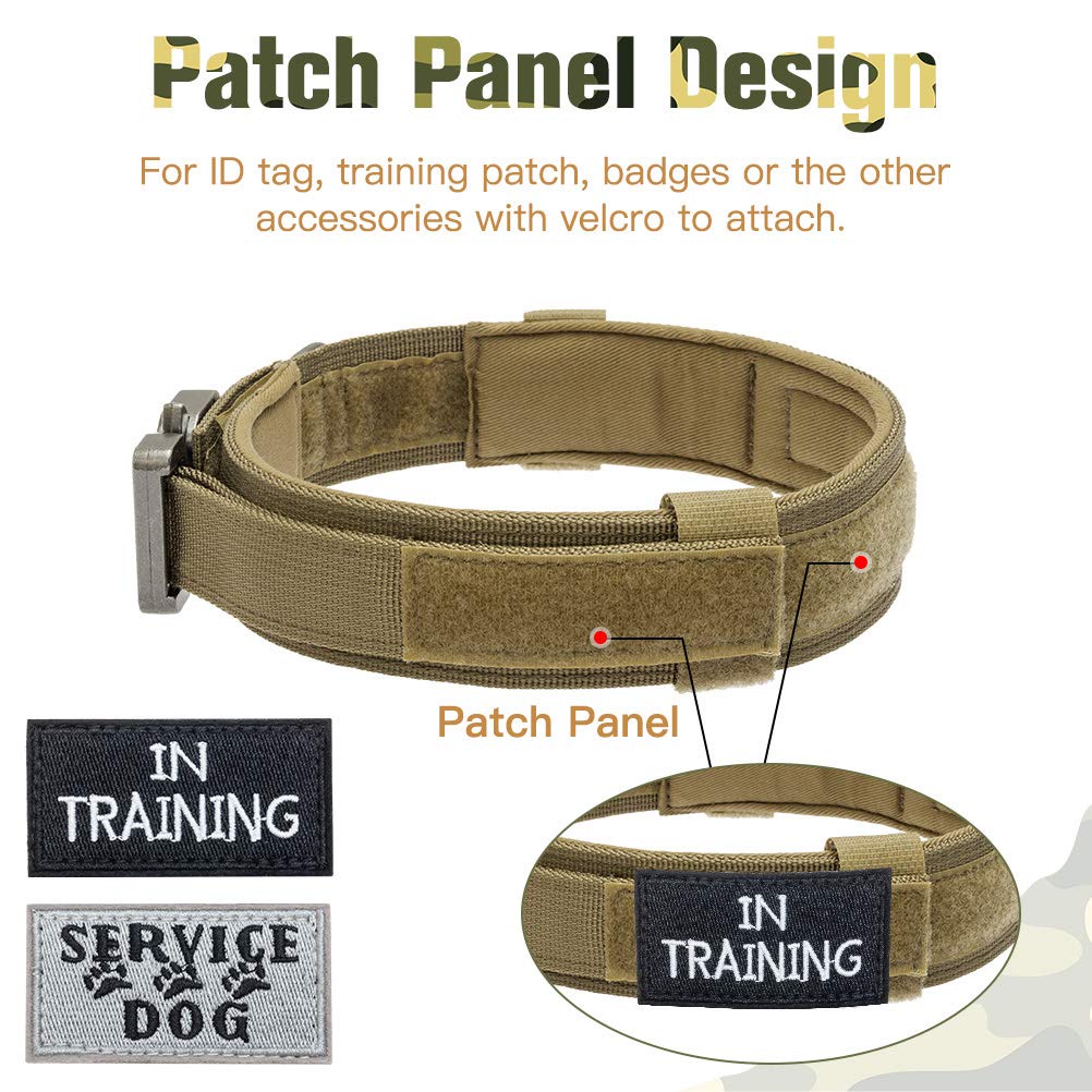 DODO Dog Collar and Leash Set Tactical Style Military Adjustable German ...