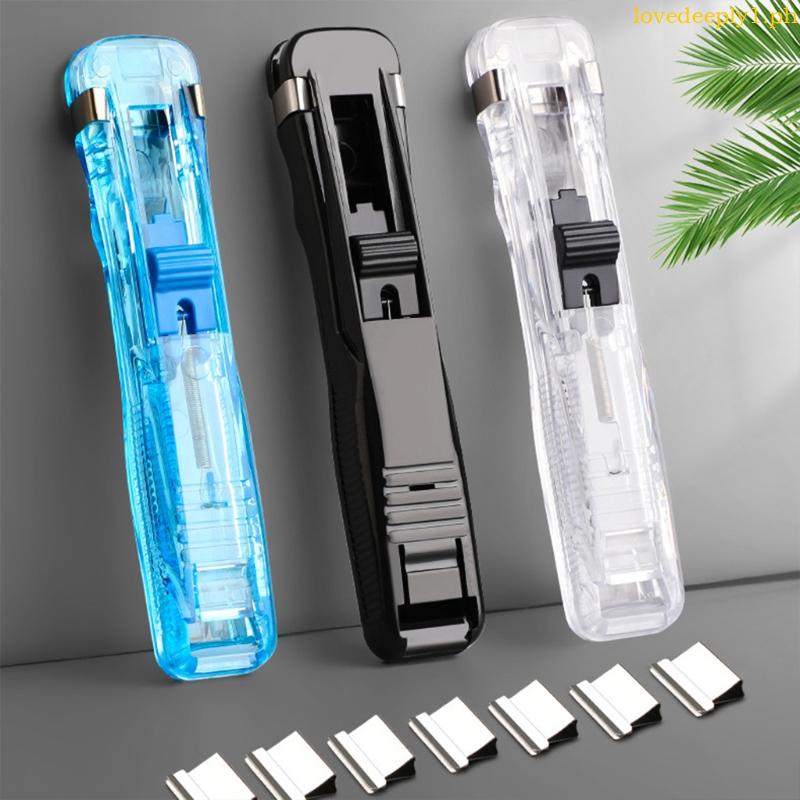 Love Paper Clamp Dispenser Set with 8 Pcs Metal Refill Clips ...