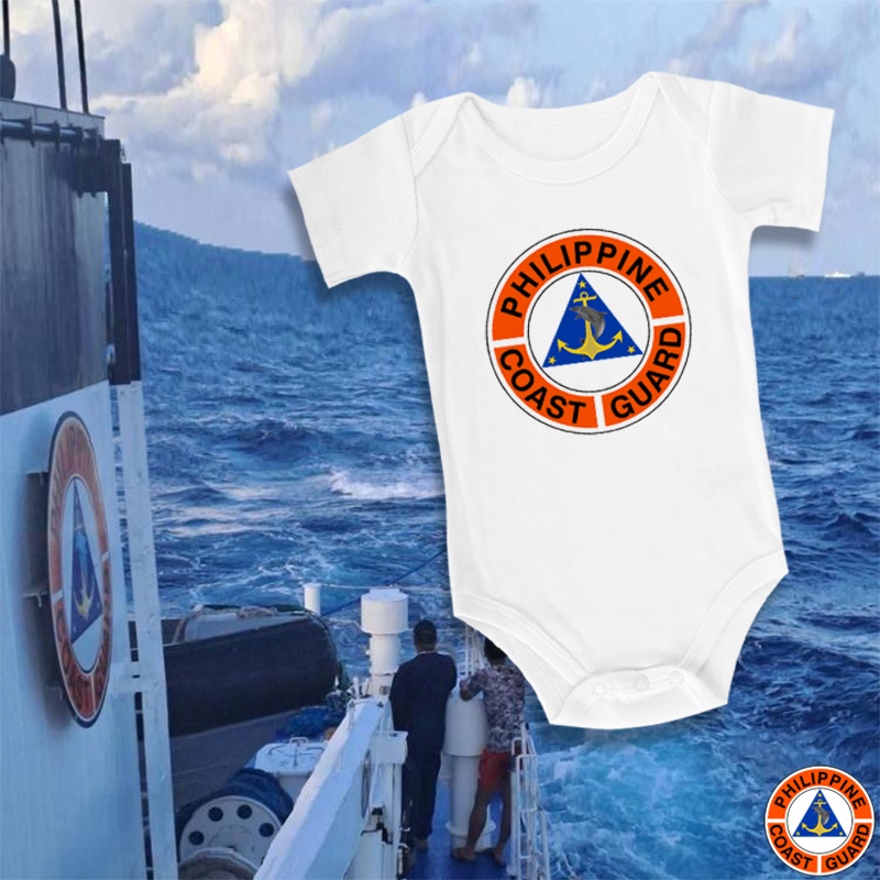 Haginbaby Philippine Coast Guard Baby Onesie Monthly Milestones Baby ...