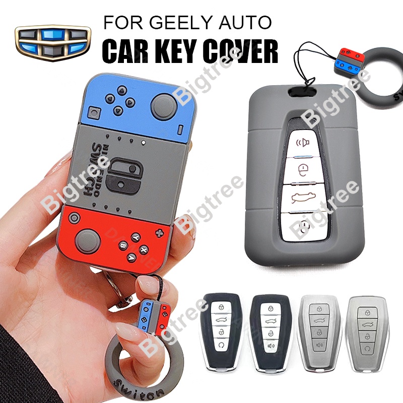 Geely Cartoon Car Key Case Cover For Geely Coolray Emgrand Atlas Proton ...