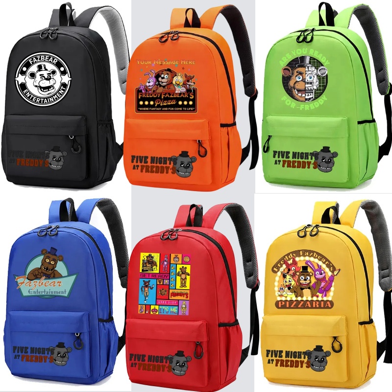 New Five Nights At Freddy's Backpack Large Capacity Waterproof Backpack ...