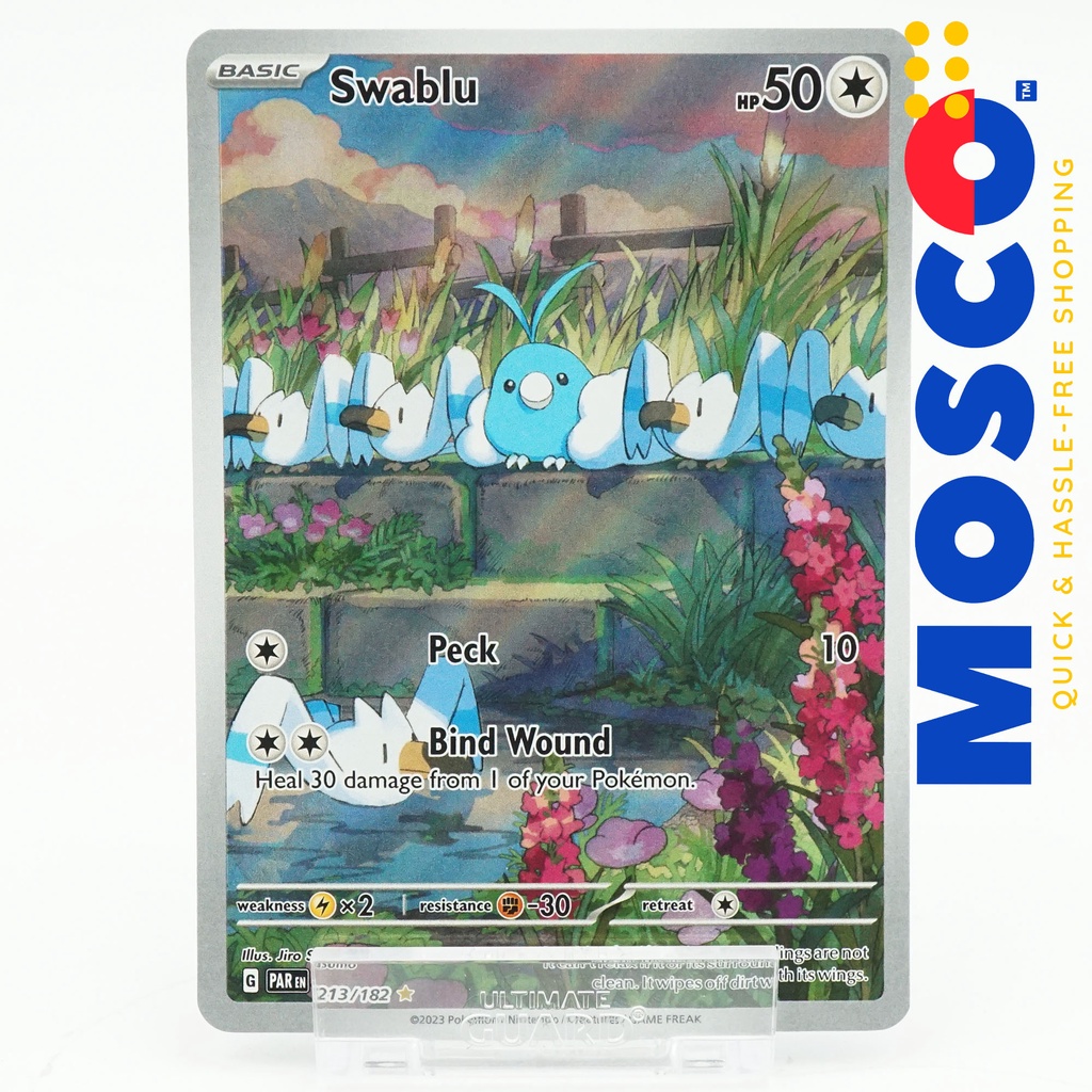 Swablu - 213/182 - Illustration Rare Scarlet & Violet: Paradox Rift ...