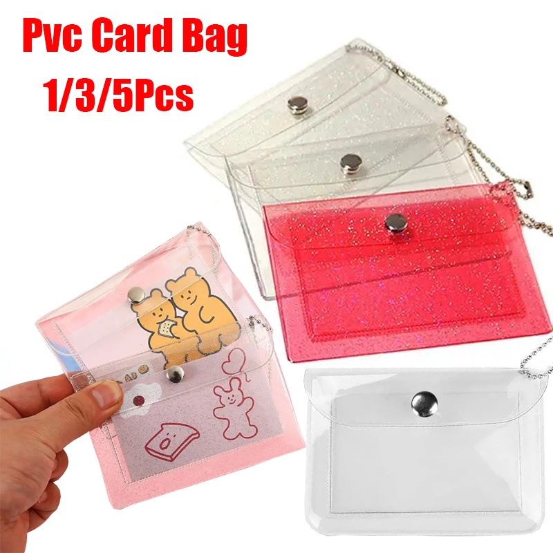 Fashion Transparent Waterproof Pvc Women Card Case/Business Card Holder ...