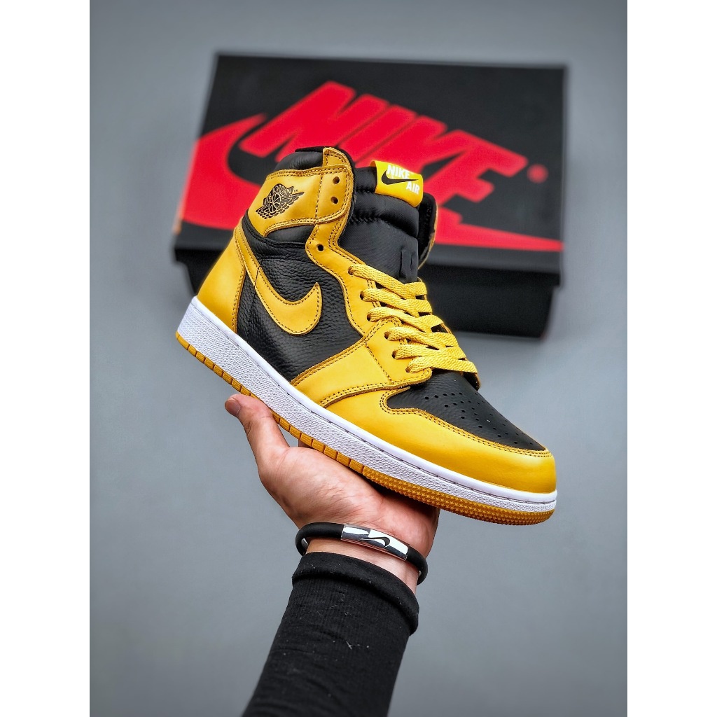 Air Jordan 1 Retro High OG "Pollen" Classic Retro Versatile Casual ...
