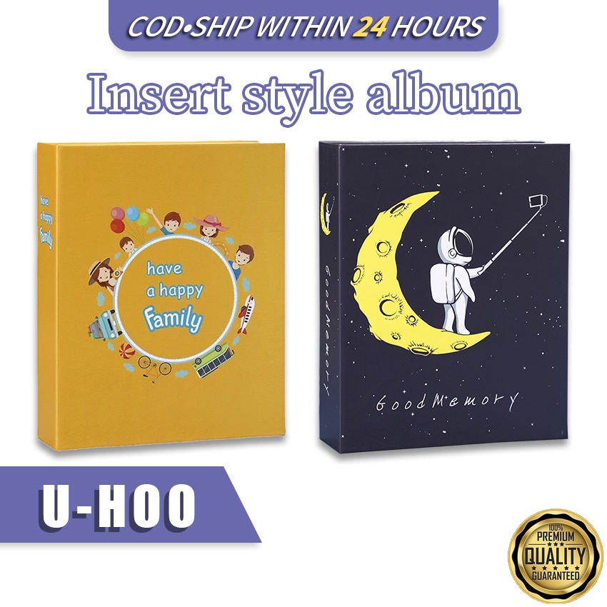 Photo Album 100/200 Pockets Insert Photo Album Family Photo Album 6r ...