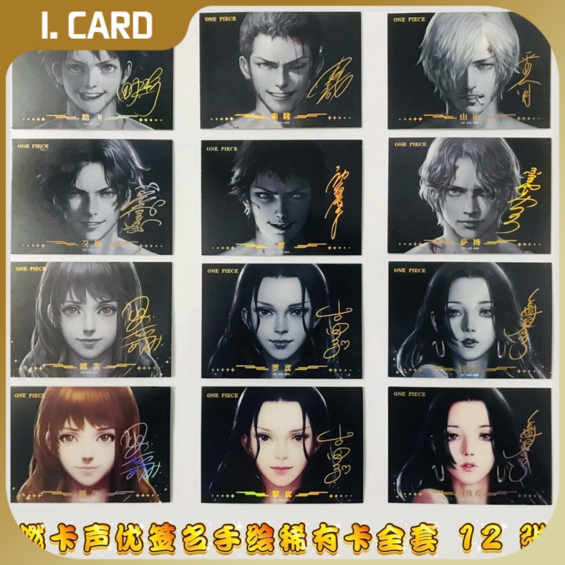 Burn Card One Piece Great Channel Voice Actor Signature Hand-Painted ...