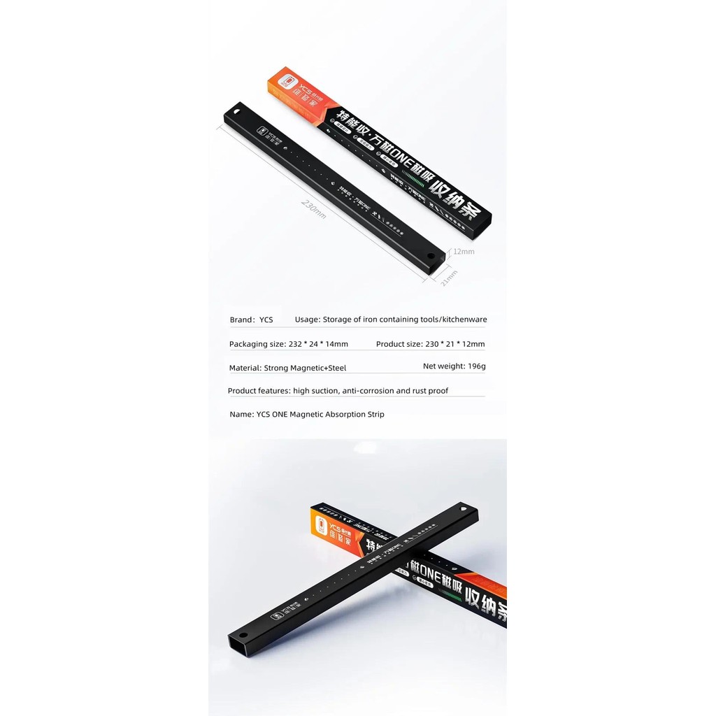 YCS ONE Super Magnetic Absorption Bar for Mobile Phone Repair Screwdriver Fixtures Knife Metal ...
