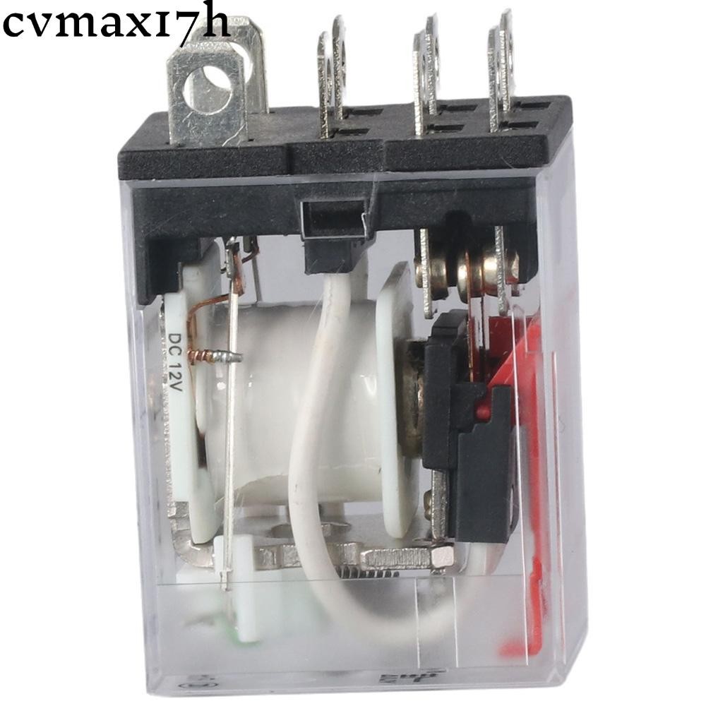 CVMAX1 Electromagnetic Power Relay, 8-Pin 10 AMP 12V DC, High Quality DPDT 2NO 2NC Relay Coil ...