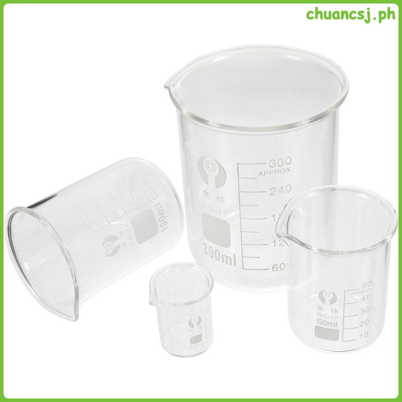 Measuring Cup Glass Beaker Set with Spout Coffee Machine chuancsj ...