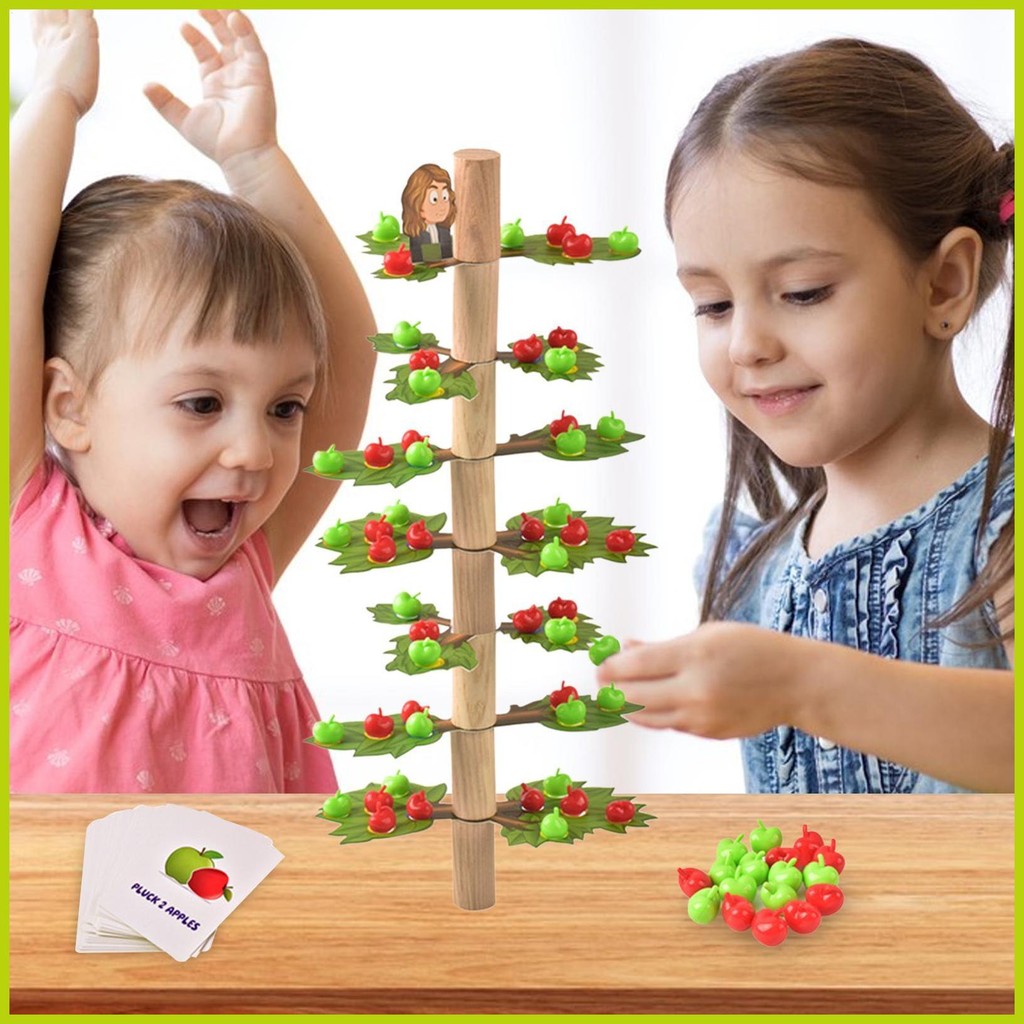 Stacking Tree Toy Wood Balancing Blocks Montessori Toy Wood Balancing ...