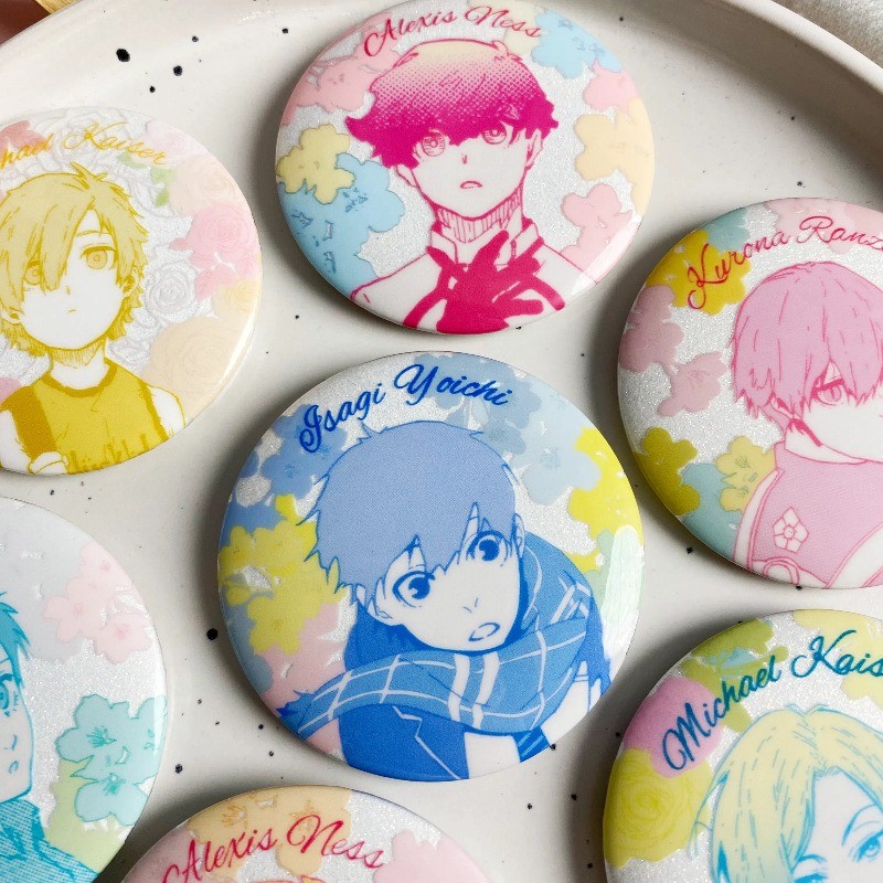 Blue Lock Chigiri Hyouma Isagi Yoichi Bachira Badge Anime Brooches ...