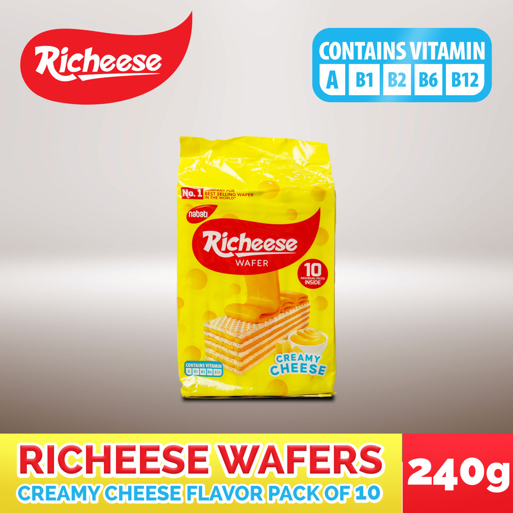 NABATI Richeese Wafer 24g by 10s | Shopee Philippines