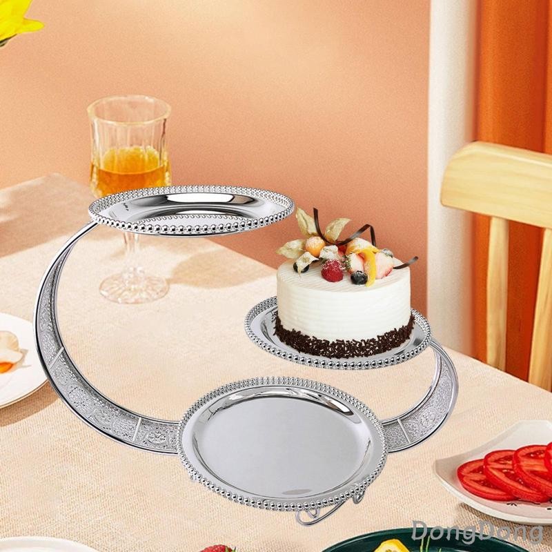 [Dong] 3 Tiers Cake Stand Rack Simple Centerpiece Serving Tray Modern ...