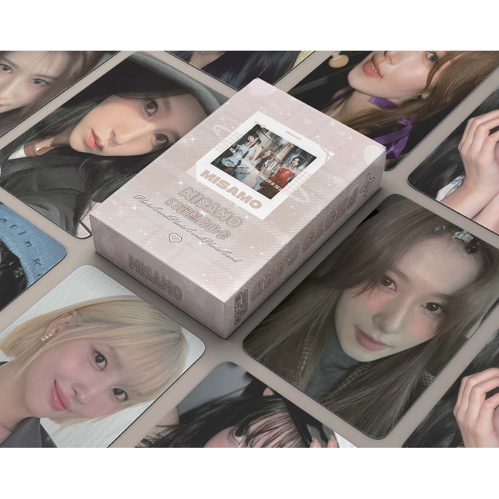 50-55pcs TWICE Photocards Laser Lomo Cards Home 9round 2025 Season's Greetings MISAMO Nayeon ...