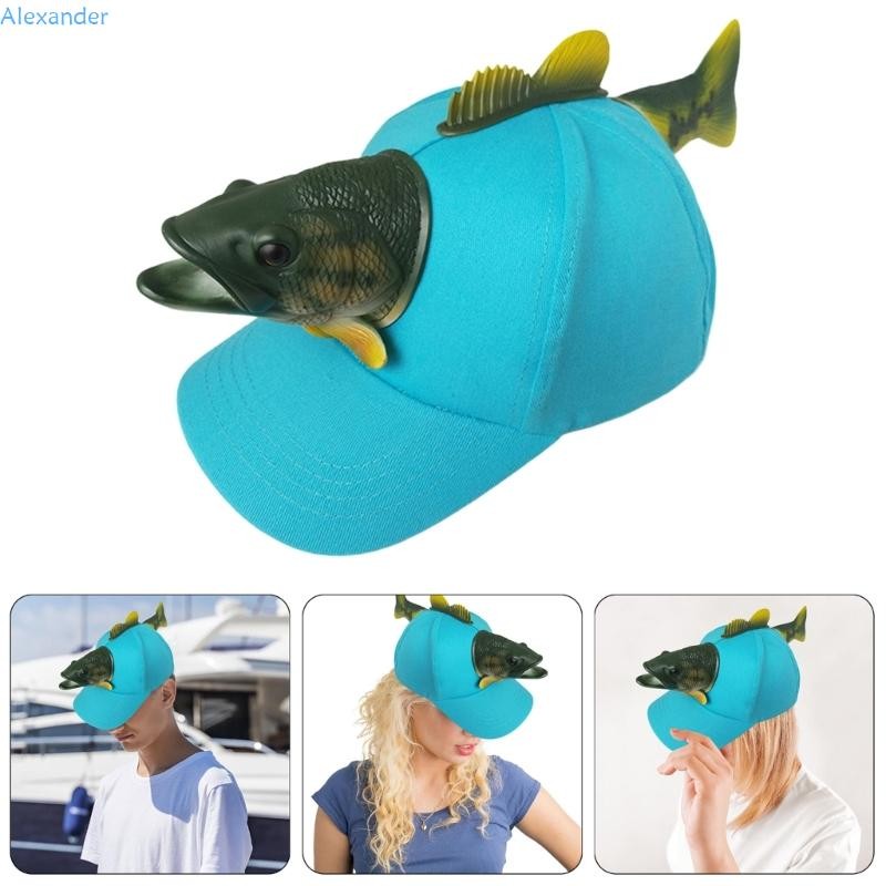 Alex Party 3D Fish Hat Funny Fish Shaped Baseball Hat Theme Party Hat ...