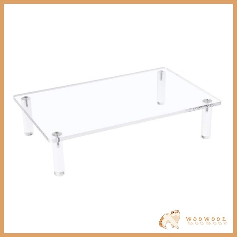 WOOW Monitor Stand Risers for Desk Transparent Clear Acrylic Laptop ...
