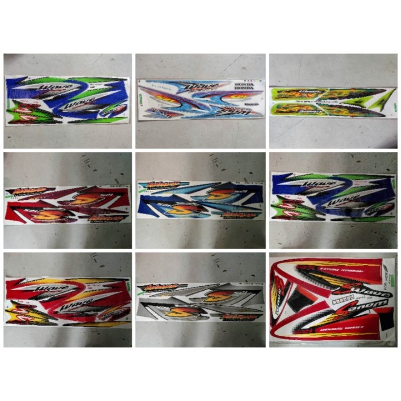 Wave 125 s Decals / Sticker Original Honda | Shopee Philippines
