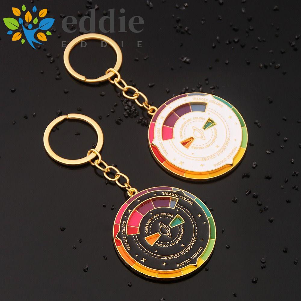 26EDIE Spinning Color Compass Keychain, Color Wheel Rotatable Rotable ...