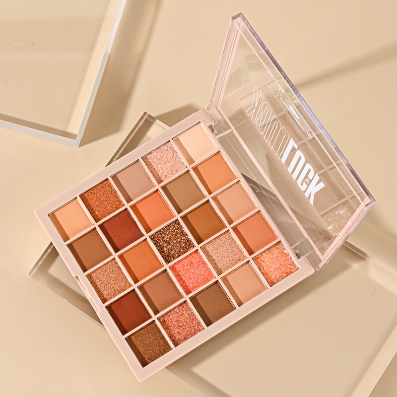 25 color eyeshadow plate matte orange brown plate taro mud earth color ...