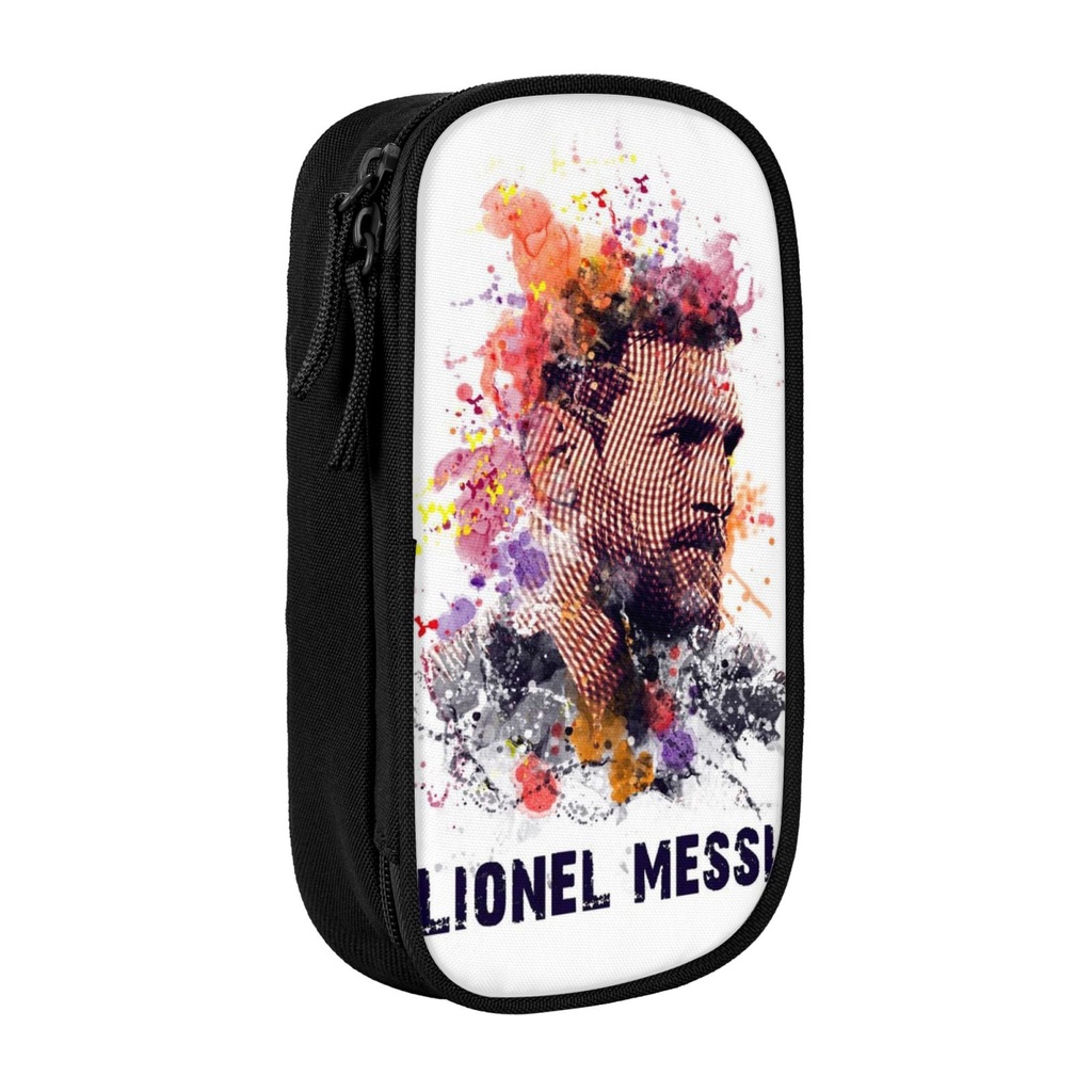 Messi 3D Graphic Kids Cartoon Pencil Bag Youth Pen Case Travel ...