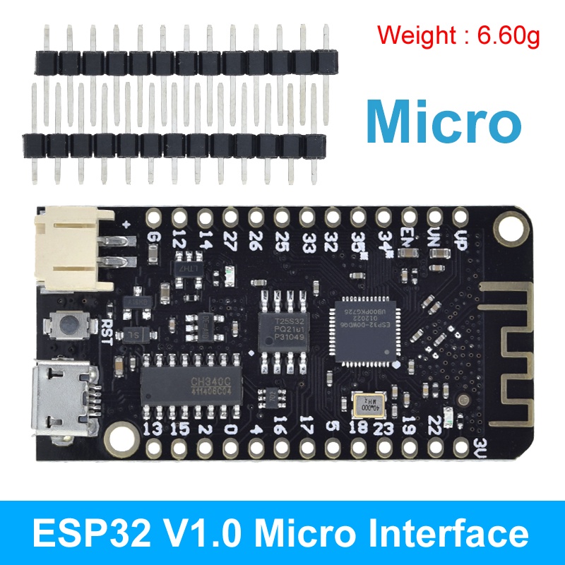 ESP32 LOLIN32 Wifi Bluetooth Development Board ESP32 ESP-32 REV1 CH340 CH340G MicroPython Micro ...
