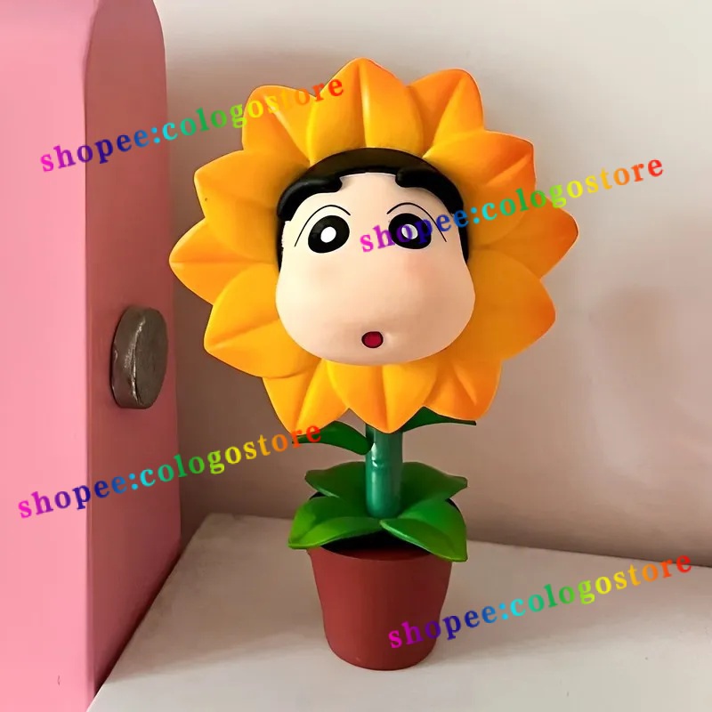 Crayon Shin-chan Kasukabe Flower Shop Shinnosuke Anime Figure Kawaii ...