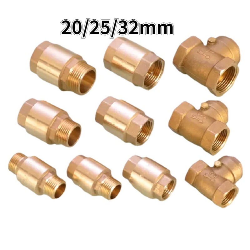 [XNY] All Copper 4 Points Vertical Check Valve Spring One-Way 6 Points ...