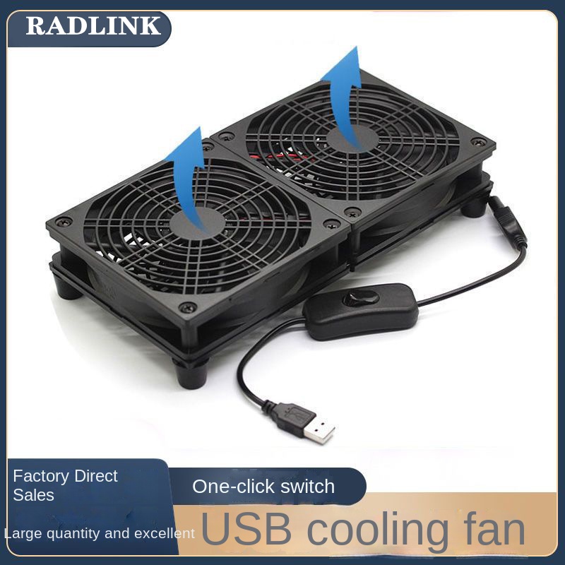 [Time-Limited Kill] USB Router Cooler Pad Optical Modem Set-Top Box ...