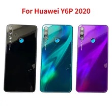 Manila spot for Huawei Y6P 2020 MED-LX9 MED-LX9N Back battery Cover Door Housing case Rear Glass ...