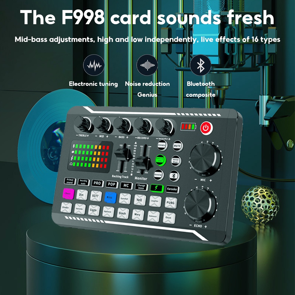 F998 Version Sound Card Complete Set Condenser Set Original For ...