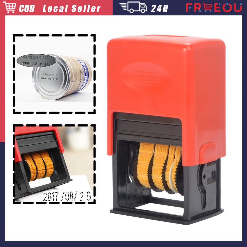 Plastic Manual Coding Machine Production Date Printer Month Day Ink ...