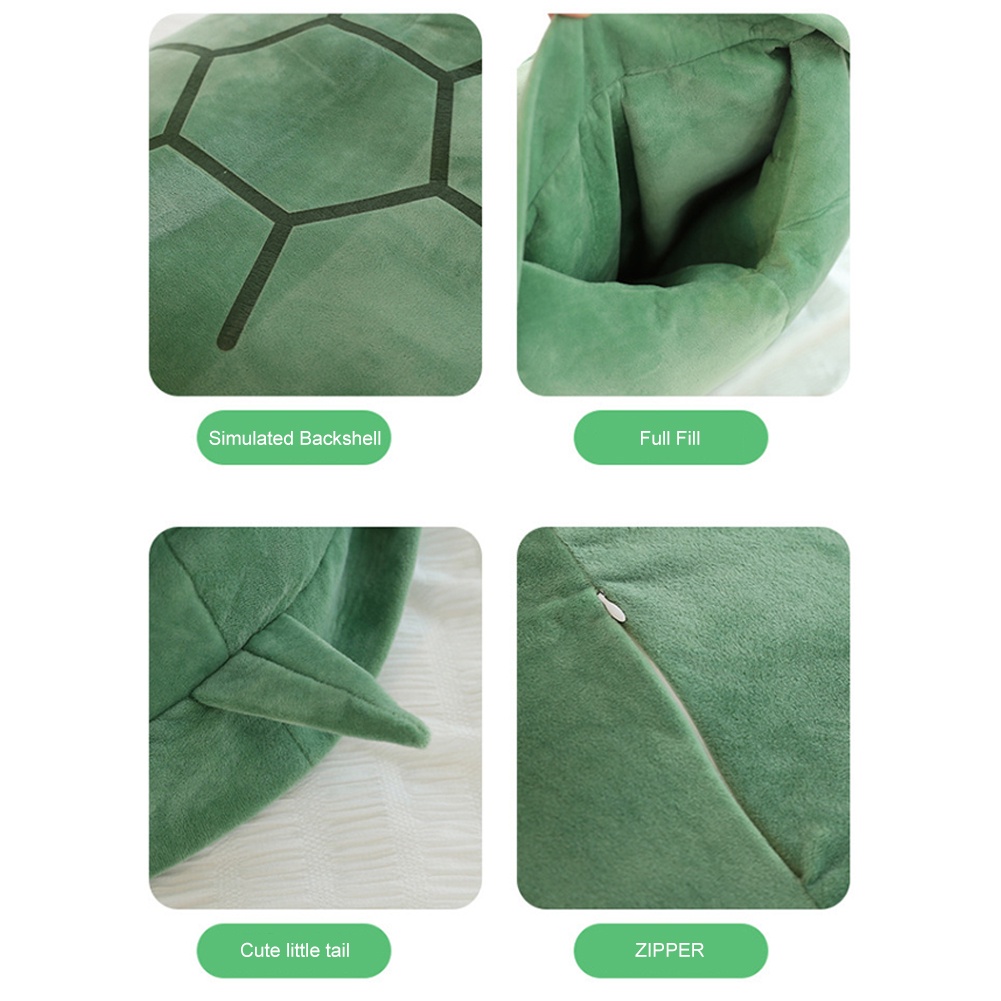 Wearable Turtle Shell Pillow 80/120CM Stuffed Animal Costume Soft ...