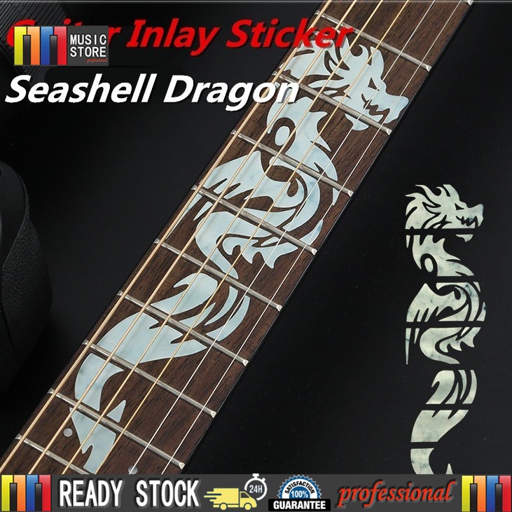 Guitar Fretboard Stickers Guitar Inlay Stickers Fingerboard Decals ...