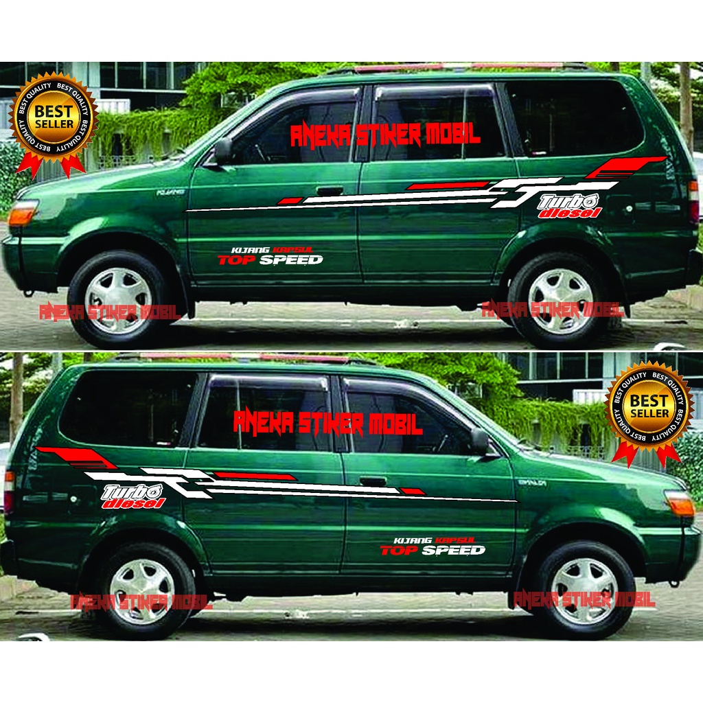 Kijang Capsule Car Sticker Kijang Capsule Body Sticker Latest Kijang ...