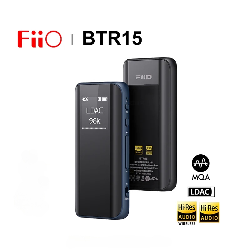 FiiO BTR15 Bluetooth 5.1 Receiver USB DAC AMP Hi-Res Headphone ...