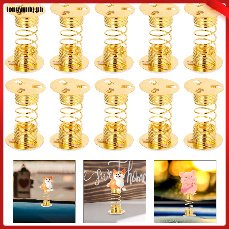 12 Pcs Shaking Doll Spring Base Car Dashboard Toy Bases Bobblehead ...
