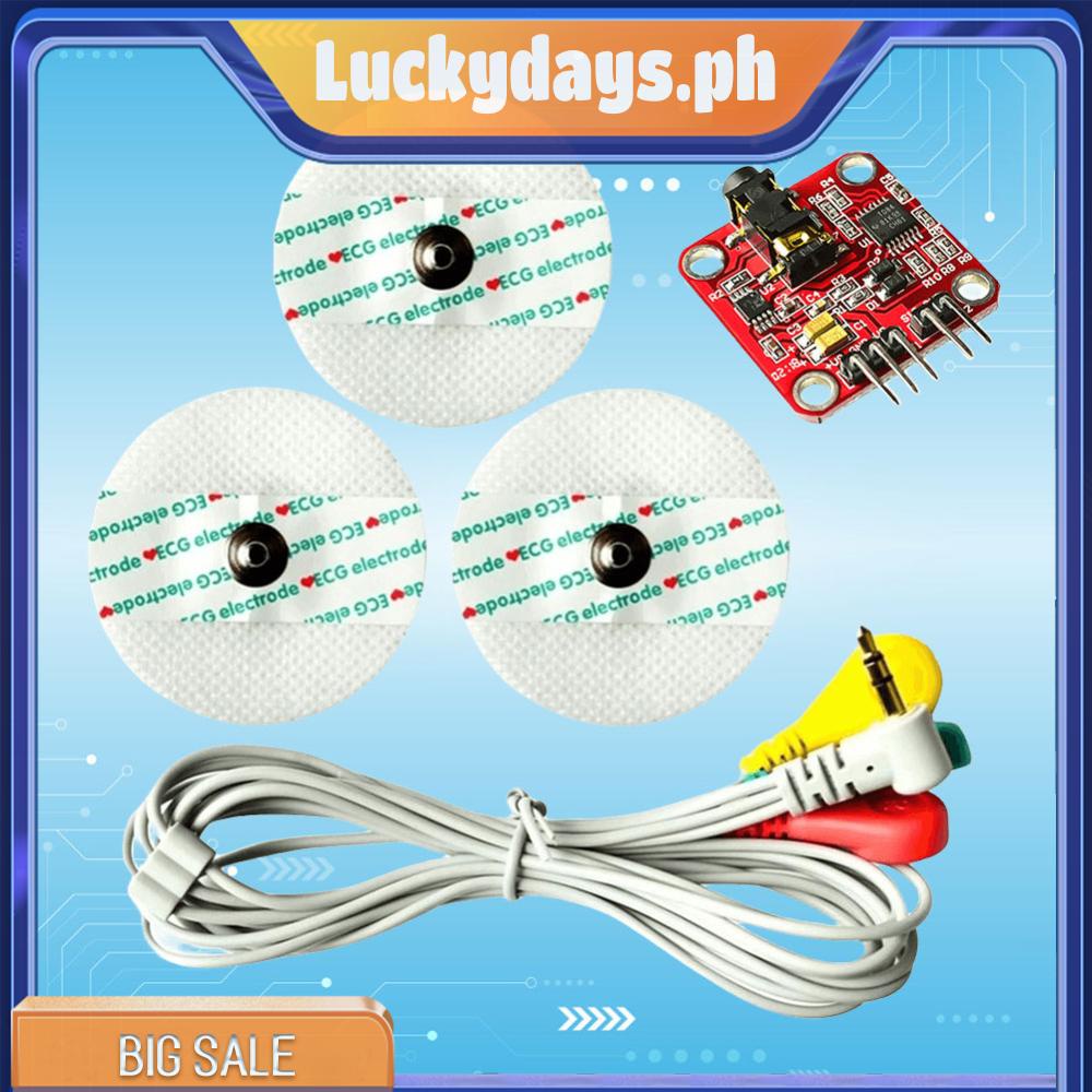 Lucky Muscle Electrical Sensor Module 33 5v Muscle Analog Signal Module For Arduino Shopee 