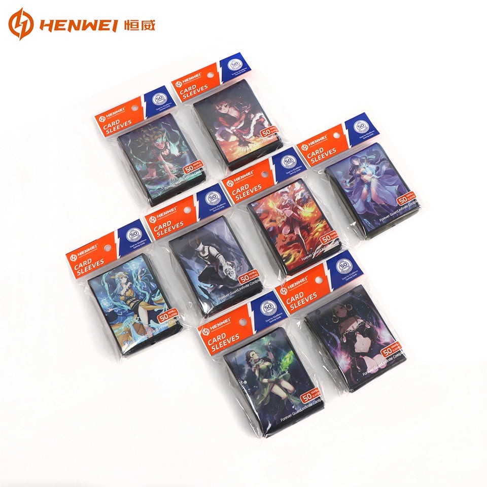 Henwei Anime Art Card Sleeves - Matte - 50pcs 卡 套 (TRADING CARD GAME ...