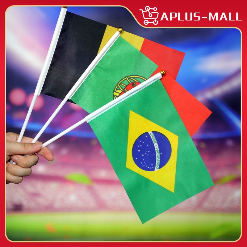 32Pcs International World Flaglets Hand Held Small National Flag For ...