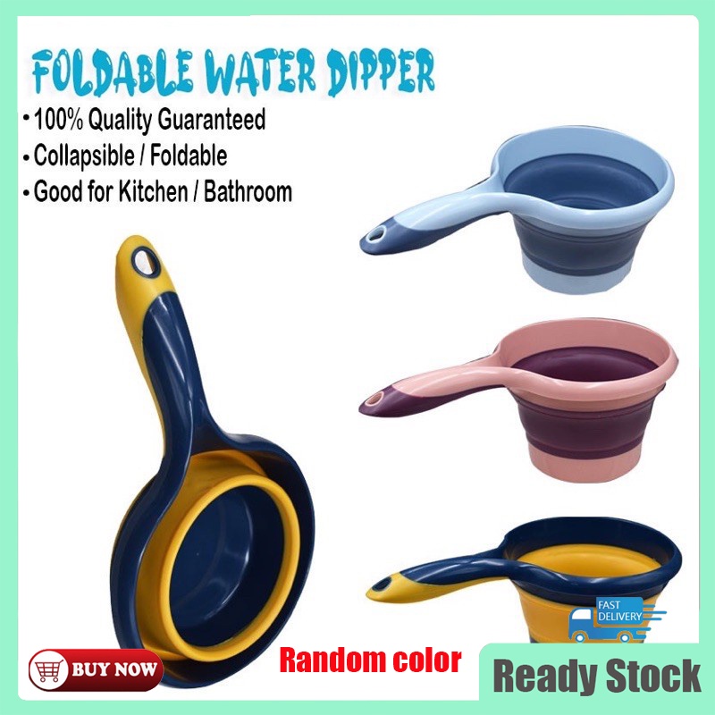 Foldable Water Dipper Collapsible Water Ladle Water Scoop Dipper Fold ...
