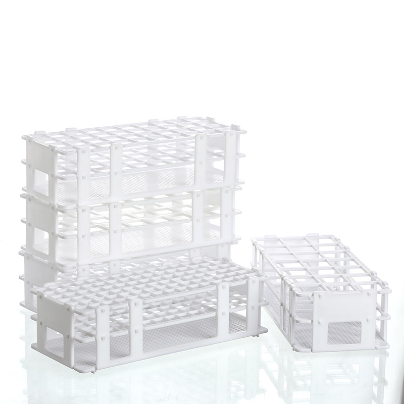 Plastic Test Tube Rack For 13mm 16mm 20mm 25mm 30mm Tubes, White ...
