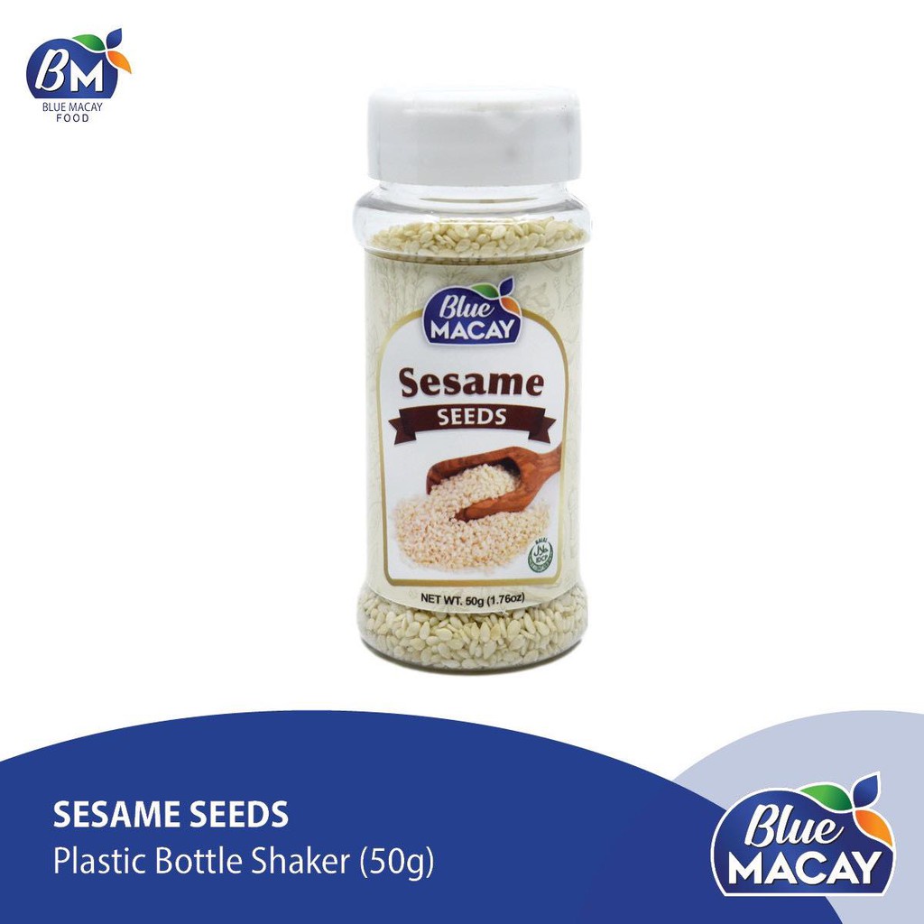 ♞Blue Macay Sesame Seeds in Plastic Shaker Bottle 50gms | Shopee ...