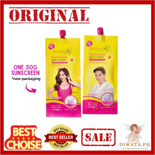 Authentic Brilliant Skin Essentials Sunscreen Gel-Cream Brilliant Skin ...